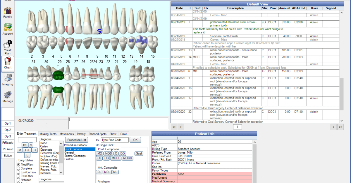 Channeling The Chart Module Open Dental Blog